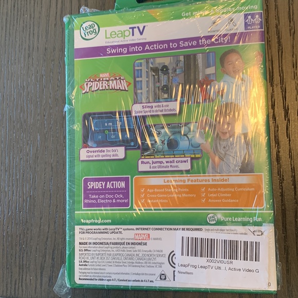 leap frog | Video Games & Consoles | Leap Frog Leaptv Spiderman Prek To ...